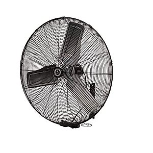 TPI Corporation Single Phase Wall Mount Commercial Circulator – 30" Diameter, 120 Volt Exhaust Fan – Ventilation Fans. Commercial Extractor Fans