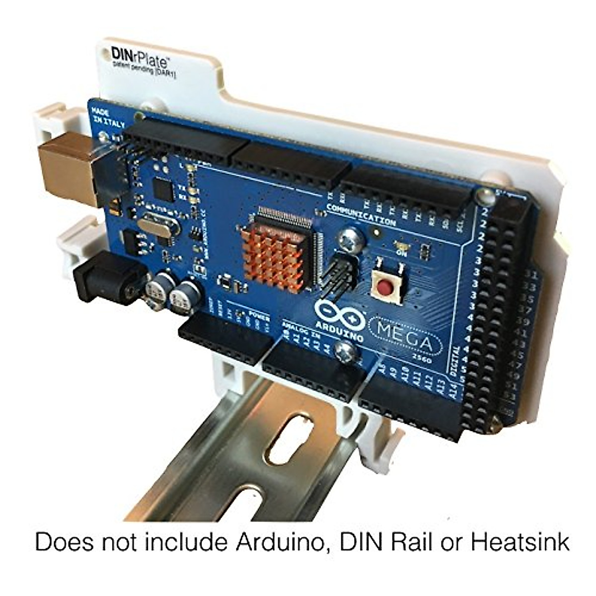 DIN Rail Mount for Arduino UNO/Mega (3-Pack)