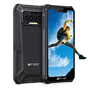 OUKITEL B2021 Unlocked Rugged Smartphone, 6GB RAM+64GB ROM(SD 256G) Rugged Cell Phone, 8000mAh Battery 5.86" HD+ IP68/69K Waterproof Phone, 4G Dual SIM Global/4 Camera/Face ID/Fingerprint/NFC/GPS
