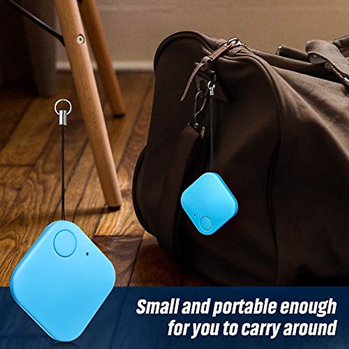 Key Finder Item Finder Smart Tracker Item Locator Key Tracker Compatible with Wireless Compatible with Bluetooth Tracking Device Key Finder Locator Phone Finder Anything Finder Anti-Lost Tag(6 Pieces)
