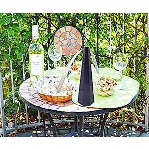 PATIOSIR Table Food Fan for BBQ, Picnic, Pool Parties, Outdoor Dinner, Portable Food Spinner to Keep Food Clean, USB or Batteries Powered(3pcs)