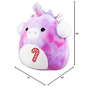 Squishmallows 10-Inch Lola The Unicorn - Official Jazwares Plush - Collectible Soft & Squishy Stuffed Animal Toy - Gift for Kids, Girls, Boys