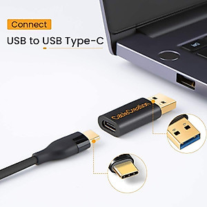Bundle-2 Items: USB 3.1 USB C Female to USB Male Adapter 5Gbps + 7-in-1 USB-C Hub Multiport Adapter 5Gbps Date Ports