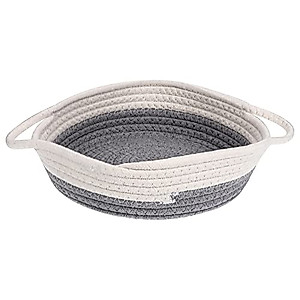 Cabilock 2pcs Hampers Makeup Hand Organizer Baskets Rope Home Straw with Bottle Bins Kids Hamper Sundries Handles Jewelry Tray Cotton Toys Towels Xxcm Nursery Tools Collapsible Clothes Toy