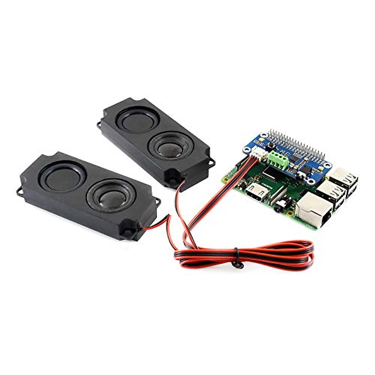 Waveshare WM8960 Hi-Fi Sound Card HAT Stereo CODEC Playing and Recording I2S Interface for Raspberry Pi Zero/Zero W/Zero WH/2B/3B/3B+