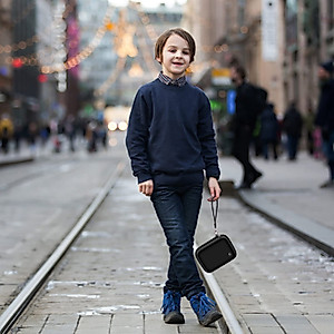 Case Compatible with Bakugan Figures, BakuCores and Armored Alliance, Collectible Action Figures, Mini Toys Container Carrying Box for Bakugans Trading Cards (Bag Only) - Black