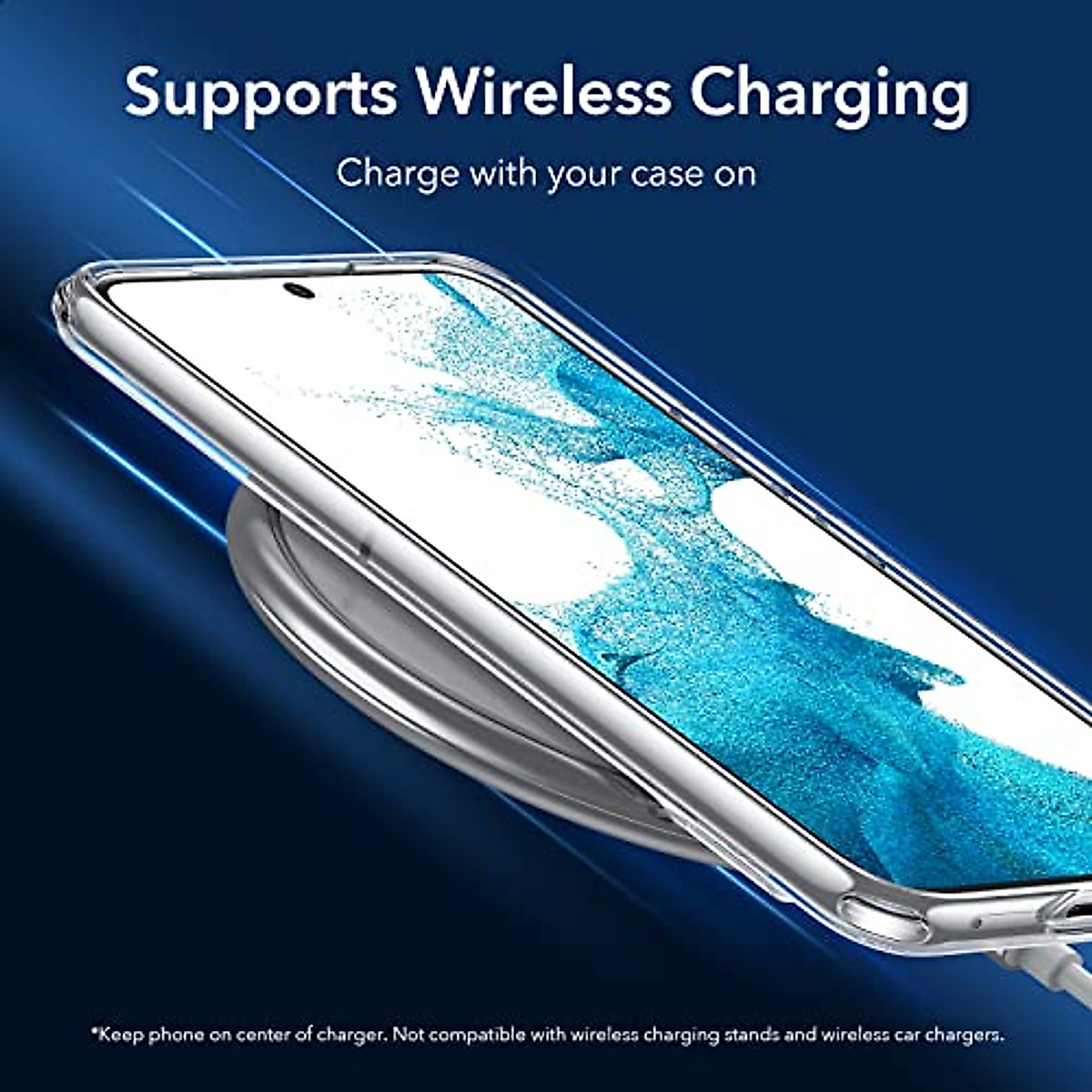 ESR Metal Kickstand Case Compatible with Samsung Galaxy S22 Plus (6.6 Inch) (2022), Versatile Patented Kickstand, Crystal Clear Scratch-Resistant Back Cover, Clear