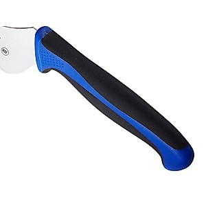 Mercer Culinary Millennia Colors 9-Inch Offset Wavy Edge Bread Knife, Blue