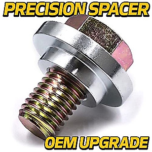 HD Switch - Improved Steering Gear Rebuild Kit Replaces 532194732 194732 Sector Plate, 587738906 Pinion, 532194747 Machined Pivot Bushing Upgrade & Hardware - Husqvarna Craftsman AYP Poulan Weedeater