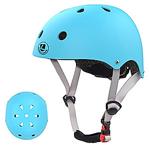 LANOVAGEAR Kids Bike Helmet for 2-14 Years Old, Toddler Youth Adjustable Skateboard Helmet, Multi-Sport Cycling Bicycle Skating Scooter Roller Skates (Small, Purple)