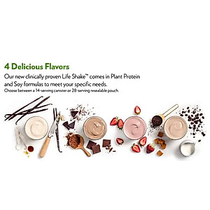 Shaklee Life Energizing Shake Delicious Non-GMO Protein Shake with pre- and probiotics - Strawberry