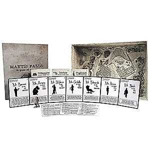 Mantis Falls Board Game | Hidden Traitor Strategy Card Game for 2-3 Players | Sometimes Cooperative Adventure Game for Adults and Teens | Ages 14+ | Playtime 60-90 Minutes | by Distant Rabbit Games