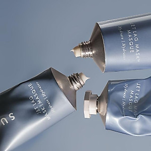 Summer Fridays Jet Lag Mask Mini - Hydrating Face Moisturizer + Mask - Enriched with Hyaluronic Acid, Niacinamide, Glycerin + Antioxidants Helps Nourish Skin for a Renewed + Radiant Complexion (1 Oz)