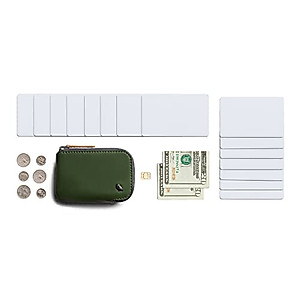Bellroy Leather Card Pocket Wallet (Max. 15 cards and bills) - RangerGreen