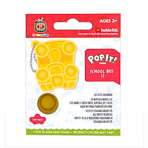 Pop It! Buffalo Games - Cocomelon Mini Bus