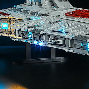 BRIKSMAX Led Lighting Kit for LEGO-75367 Venator-Class Republic Attack Cruiser - Compatible with Lego Star Wars Building Set- Not Include Lego Set
