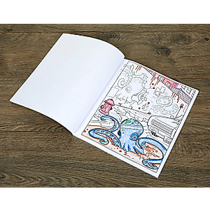 Crayola Art with Edge Coloring Book, Art in The Streets, 32pgs, Gift