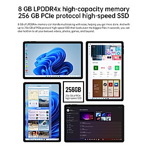 ALLDOCUBE iWORK GT Windows Tablet, Tablet Windows 11, Intel Core i3-1115G4, 8GB LPDDR4x, 256GB PCIE SSD, 11" Touchscreen Tablet PC, FHD IPS 2000×1200, WiFi 6, BT 5.1, HDMI (Windows 11 Tablet)