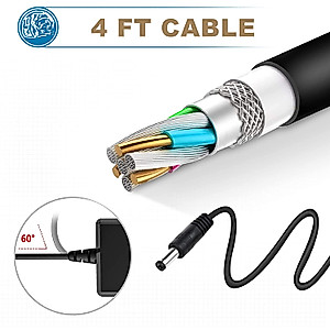 KONKIN BOO Replacement AC-DC Adapter for 4.5V Korg KAOSSILATOR Dynamic Phrase Synthesizer Power Supply