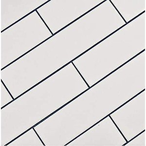 Matte White Subway Tile 2" X 8" (60 Pieces- Box of 6.5 Sqft), Wall Tile, Backsplash Tile, Bathroom Tile, Designed in Italy