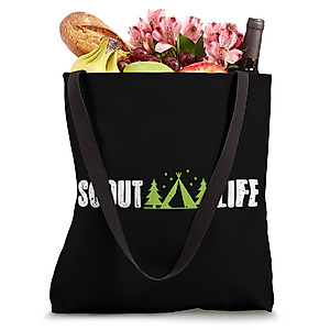 Scout Life Funny Camping Hiking Scouting Tote Bag