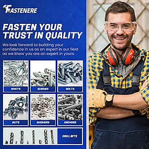 Fastenere Torx Security Machine Screws - 10-32 x 1/2" (25-Pack) Stainless Steel, Tamper-Resistant, Button Head Screws, Bolt Screw for Higher Level of Safety & Theft Prevention