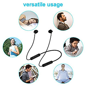 GOOJODOQ Bluetooth Sleep Headphones Bluetooth 5.0 Soft in-Ear Sleeping Earbuds,15 Hours Music time,Wireless Sleep Headsets with Built-in Mic for Insomnia, Side Sleeper, Gym, Relaxation and Sports