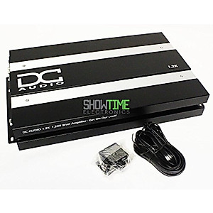 DC Audio DC1.2K-A3 1450W RMS 16V Mono Class D Car Audio Amplifier/Amp+Bass Knob