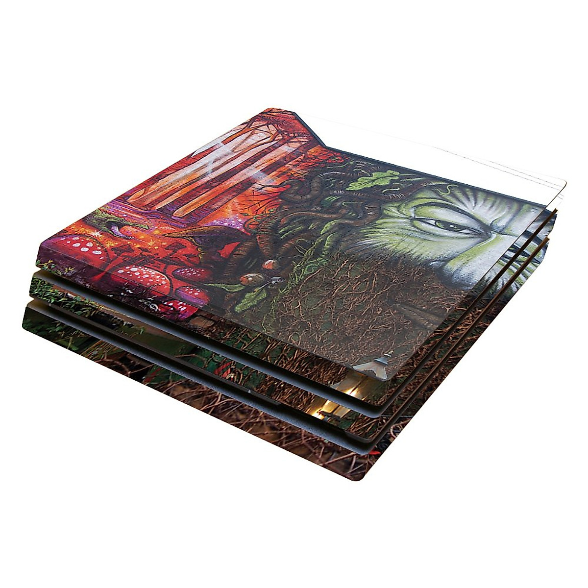 MightySkins Skin Compatible with Sony PS4 Pro Console - Tree Man | Protective, Durable, and Unique Vinyl Decal wrap cover | Easy to Apply, Remove, and Change Styles | Made in The USA