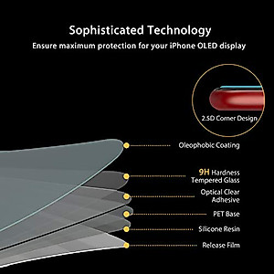 UNBREAKcable 3-Pack Screen Protector for iPhone 11/ iPhone XR 6.1", 9H Premium Tempered Glass Screen Protector for iPhone XR/iPhone 11 [Free Alignment Tool, No Bubble, Anti-Scratch]