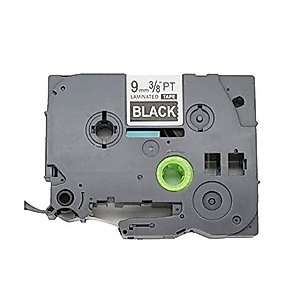 Awesometoner Compatible Replacement for P-Touch Brother TZe-325 (TZ325) use with GL100, PT200, PT1000, PT1000BM, PT1010, PT1010B, PT1010NB, PT1010R, PT1010S, PT1090 (White on Black, 2-Pack)