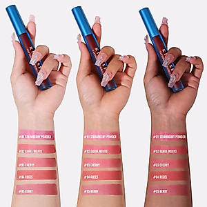 KIMUSE Tattoo Peel & Reveal Lip Stain, Waterproof Long Lasting Peel Off Lip Liner Tattoo, Non Stick Color Peel Off Mask Lip Gloss Makeup