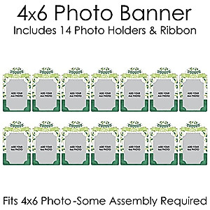 Big Dot of Happiness Family Tree Reunion - DIY Family Gathering Party Decor - Picture Display - Photo Banner