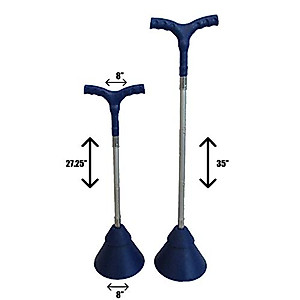 Breathing Mobile Washer - Portable Hand Powered High Efficiency Clothes Washing Machine - Improved Heavy Duty Riveted Metal Threads