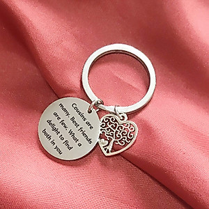 De&ai Sister Gifts best friends keychain Sister Birthday gift sister Christmas gift BFF gift sister wedding keychain cousin keychain cousin Appreciation gift cousin Thank You keychain
