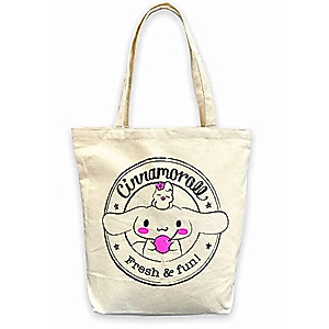 EITAI Sanrio Cinnamoroll Cute Tote Bag, Shopping Bag, Kitchen Reusable Grocery Bag, 15 in(H) x 11.8 in(L) x 5.5 in(W) (5313)