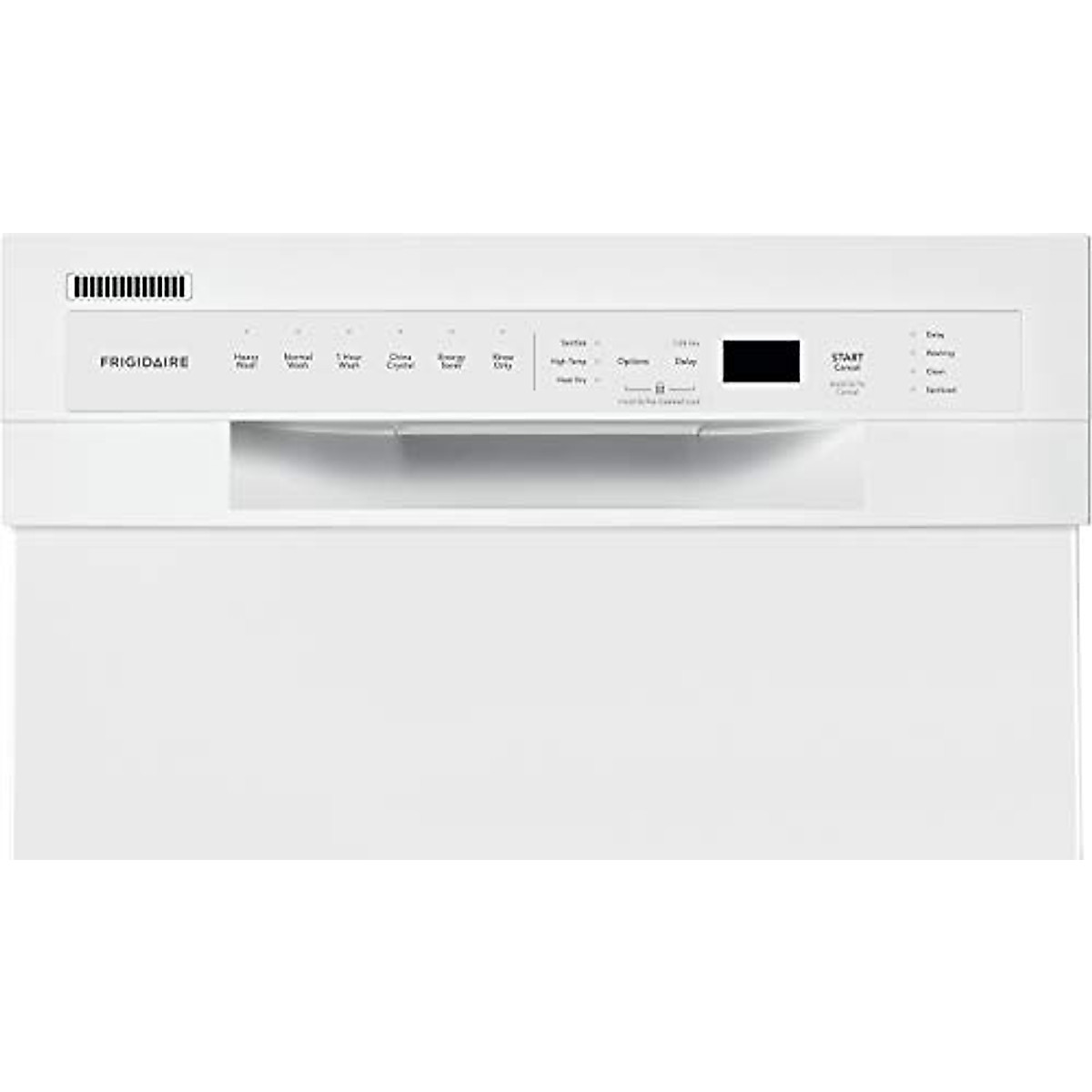 Frigidaire 18 in. ADA Compact Front Control Dishwasher in White with Dual Spray Arms, 52 dBA, includes room-of-choice delivery