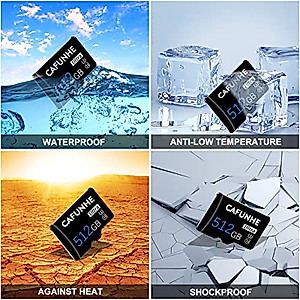 Micro SD Card 512GB (Class 10 High Speed) Memory Card 512GB TF Card with Adapter for Phone,Dash Came,Surveillance, Camera, Tachograph, Tablet, Computers with a SD Card Adapter