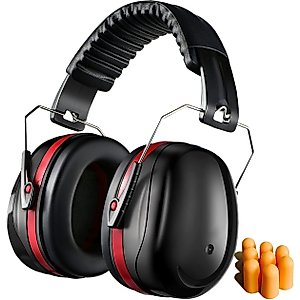 Floriogra Noise Cancelling Headphones For Adults, Shooting Ear Protection Earmuffs With Foldable Soft Headband Ear Protection & Hearing Protection For Workshops, Shooting Gun Range, Power Tools…