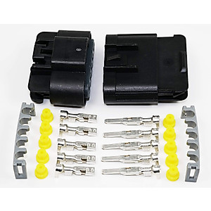 Aptiv 5-PIN GT-280 Series 25 Amps Sealed Connector Set Wire Gauge 16 18 GA