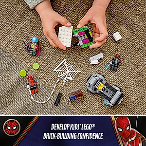 LEGO Marvel Spider-Man vs. Mysterio’s Drone Attack 76184 Building Kit (73 Pieces)