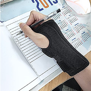 NuCamper Wrist Brace Carpal Tunnel Right Left Hand for Men Women Pain Relief, Night Wrist Sleep Supports Splints Arm Stabilizer with Compression Sleeve Adjustable Straps,for Tendonitis Arthritis