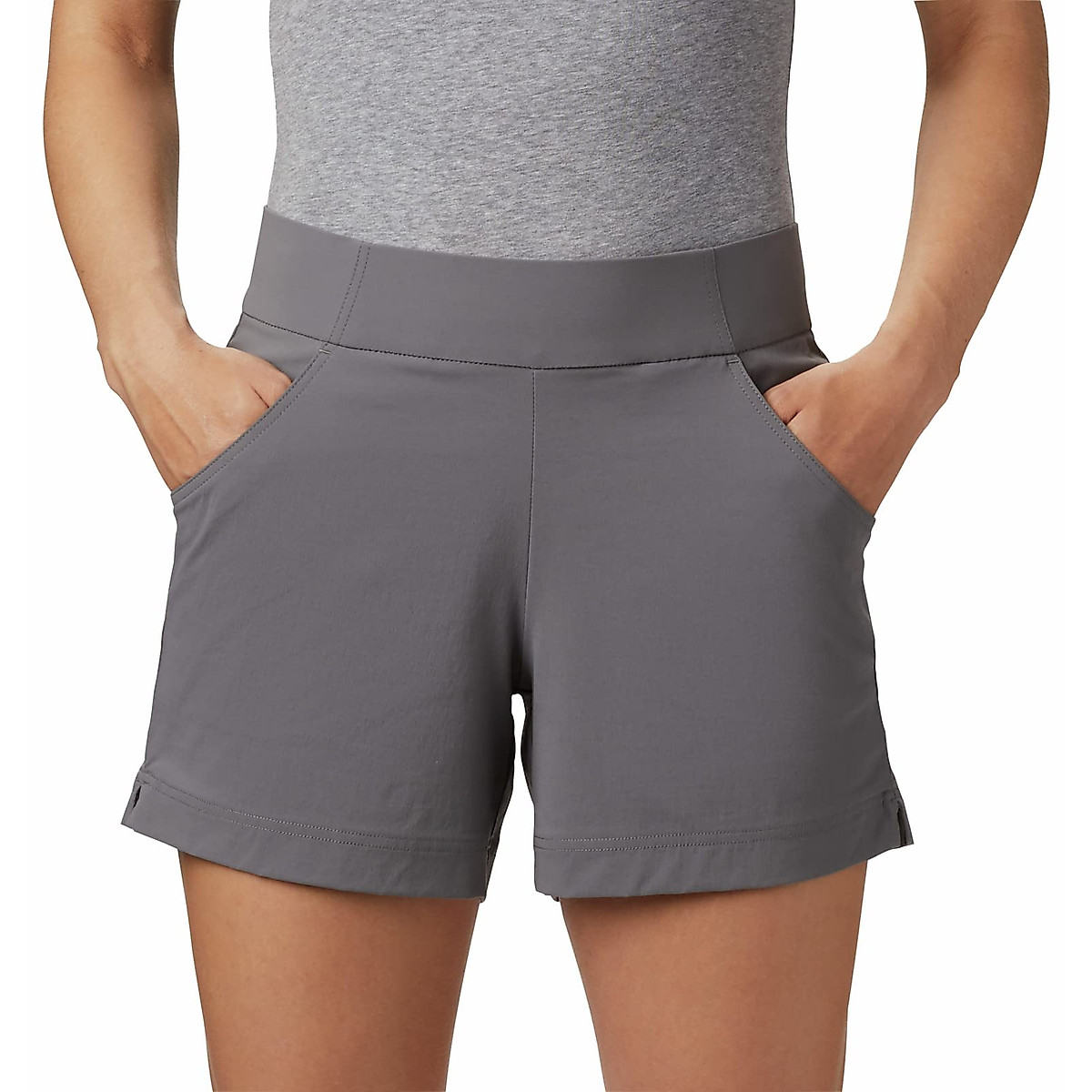 Columbia Women's Anytime Casual Short Shorts, City Grey, X-Large x 5