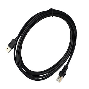 PLCPDM Barcode Scanner USB Cable 2M for MS5145 MS9540 MS7120 MS9590 MS1690 Models Scanners
