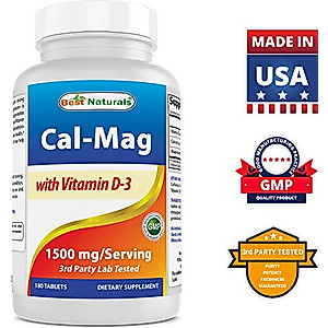 Calcium Magnesium with Vitamin D3 1500mg & Potassium Gluconate 595 Mg