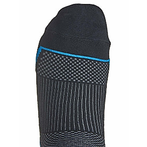 Bauer Hockey Performance Skate Sock ('21), Tall (Small), Black , 1059308