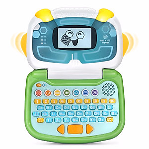 LeapFrog ABC and 123 Laptop for Preschoolers Ages 3-7 Years, Green