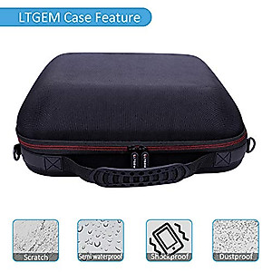 LTGEM EVA Hard Case for Cricut EasyPress 2 (12x10 Inches) - Travel Protective Carrying Storage Bag