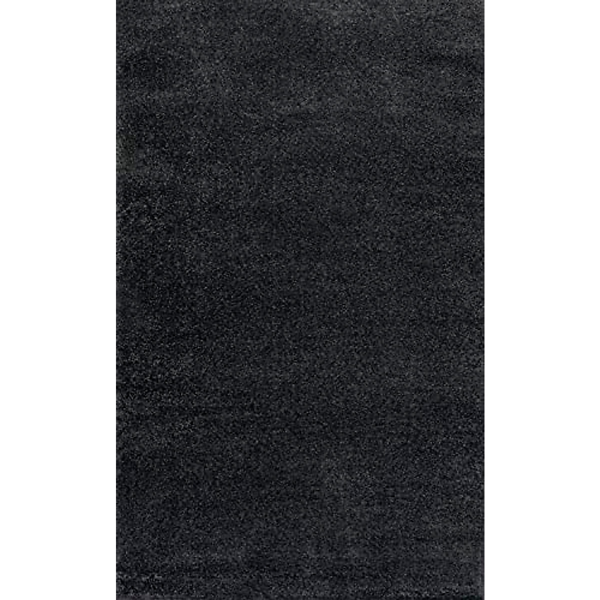 JONATHAN Y SEU100I-4 Haze Solid Low-Pile Indoor Area-Rug Casual Contemporary Solid Traditional Easy-Cleaning Bedroom Kitchen Living Room Non Shedding, 4 ft x 6 ft, Black