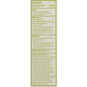 BabyGanics Hiney Helper Soothing Diaper Cream - Fragrance Free - 4 oz